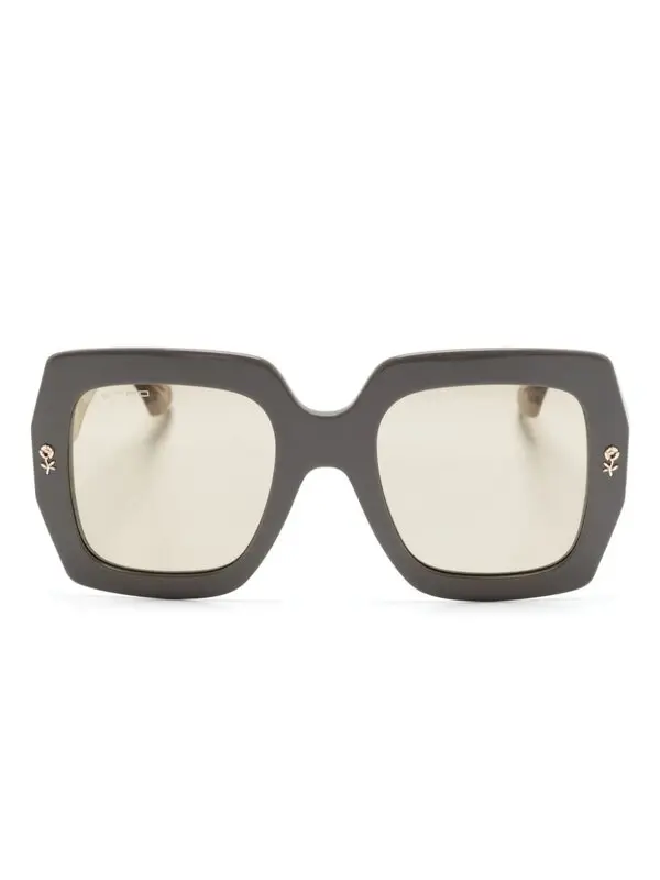 Etro Mania Square-frame Sunglasses - Grey