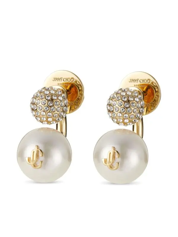 JIMMY CHOO Auri Crystal-embellished Earrings