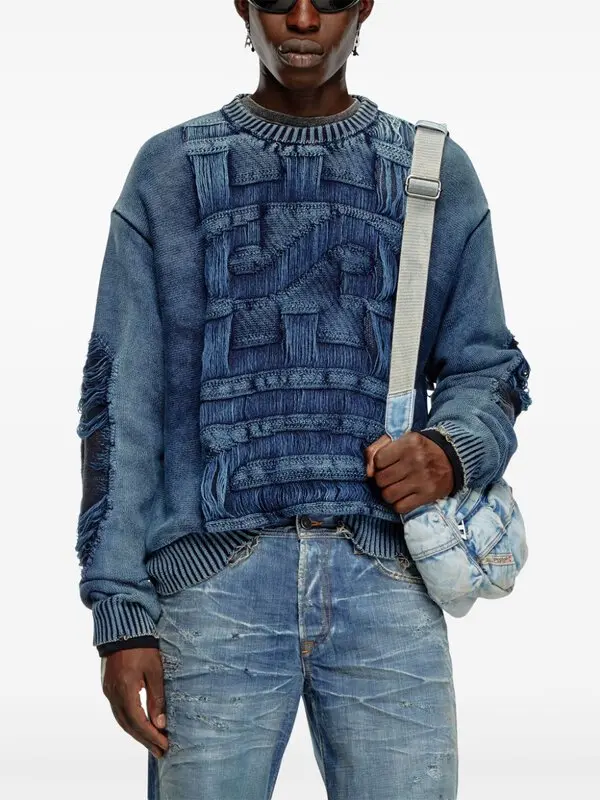 DIESEL® Faded Effect Knitted Jumper