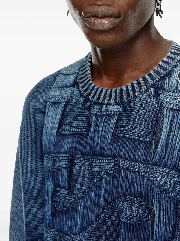 DIESEL® Faded Effect Knitted Jumper