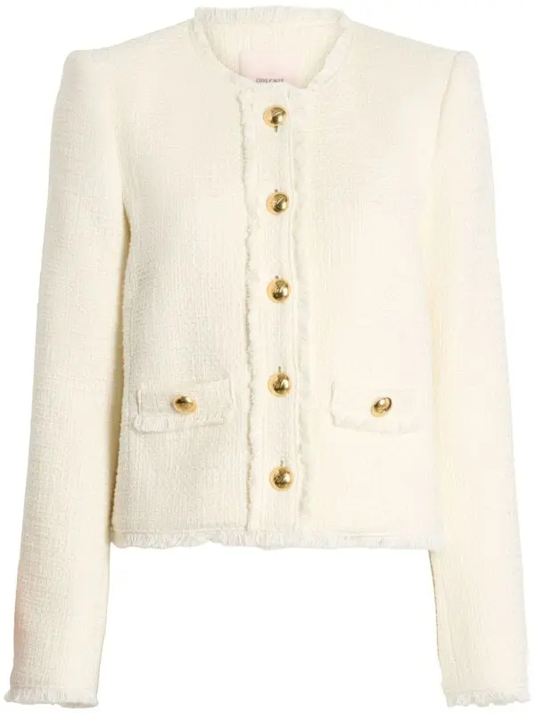 Cinq À Sept Christie Blouclé Jacket - White