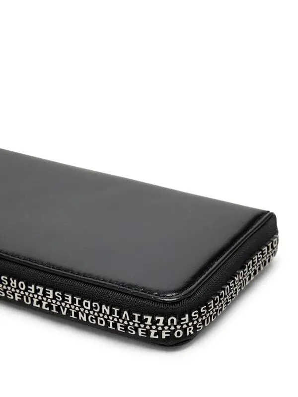 DIESEL® Continental L Logo-lettering Leather Wallet