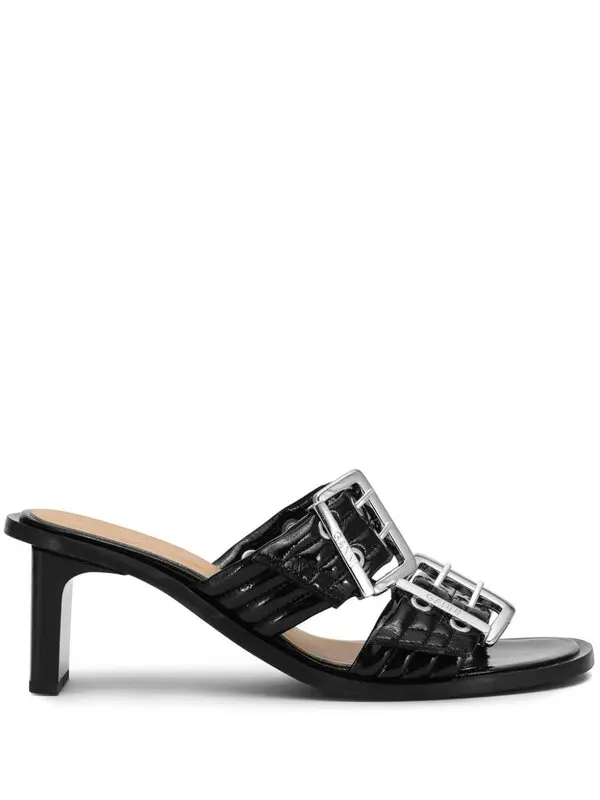 GANNI Belted Buckled Sandals