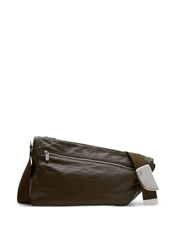 Burberry Large Shield Messenger Bag - Brown