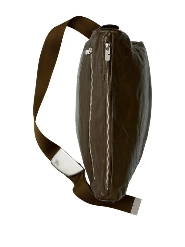 Burberry Large Shield Messenger Bag - Brown