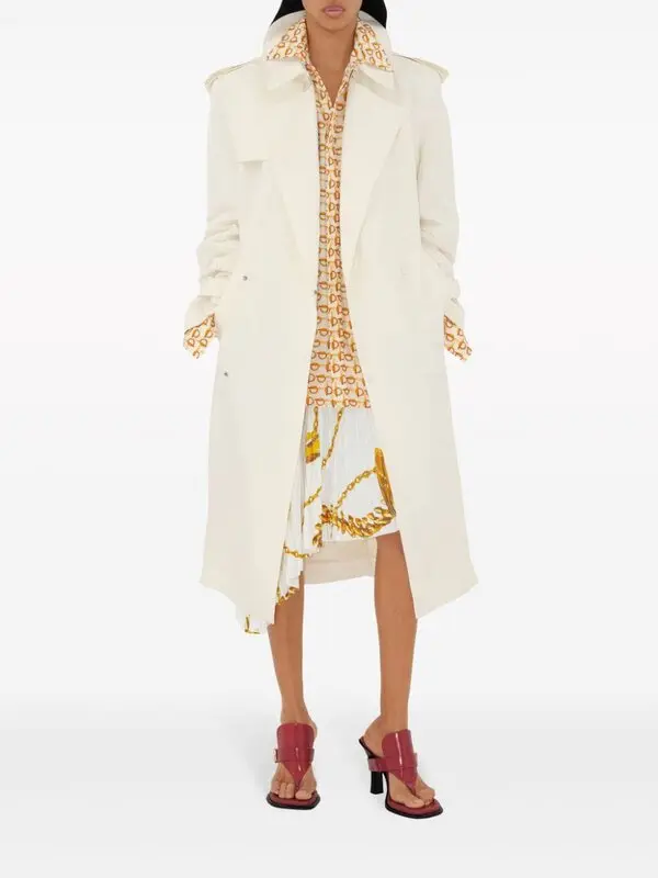 Burberry Chain-print Asymmetric Skirt