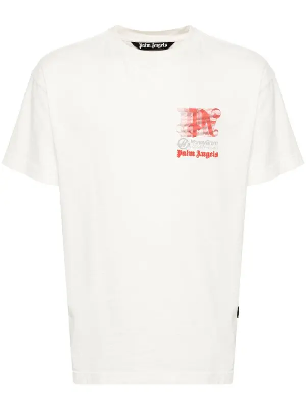 Palm Angels X Moneygram Haas F1 T-shirt - White