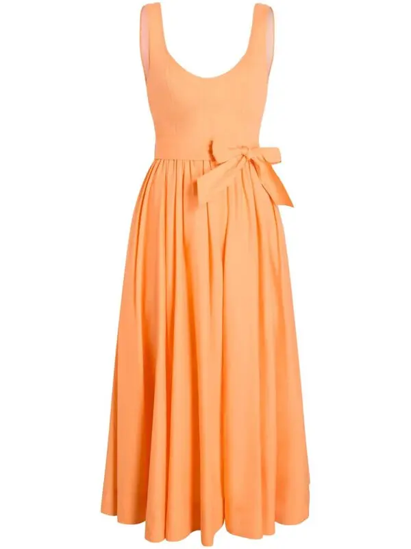 Cinq À Sept Kilah Draped Midi Dress