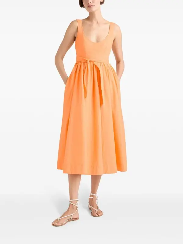 Cinq À Sept Kilah Draped Midi Dress