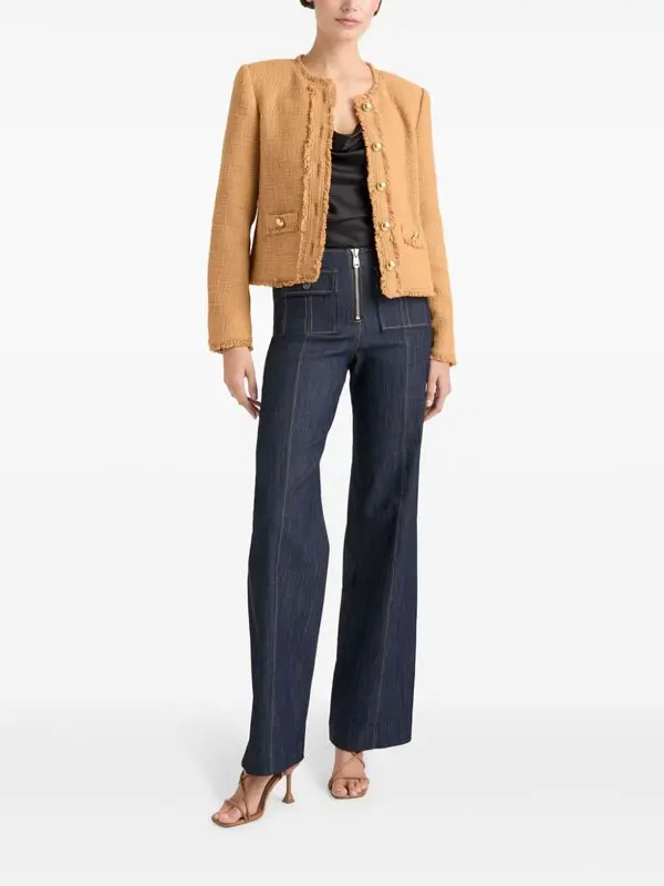 Cinq À Sept Christie Blouclé Jacket - Brown