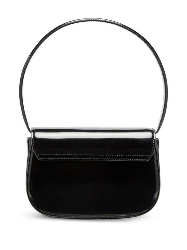 DIESEL® 1dr Leather Shoulder Bag - Black