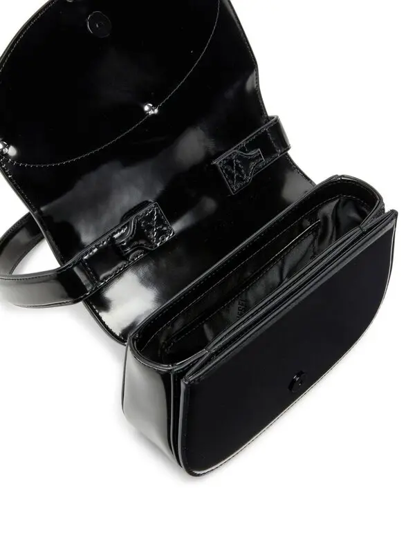 DIESEL® 1dr Leather Shoulder Bag - Black