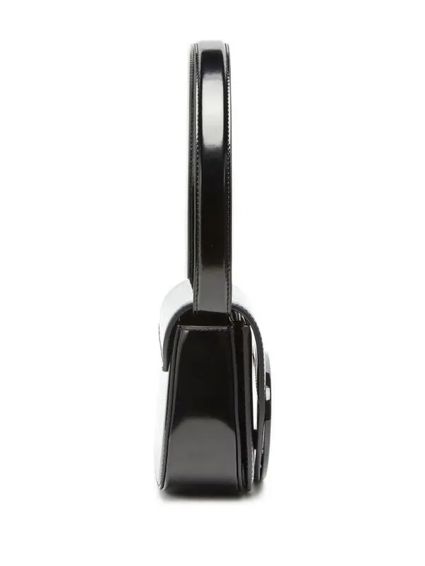 DIESEL® 1dr Leather Shoulder Bag - Black
