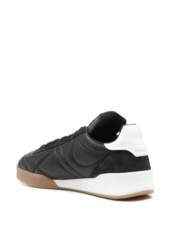 COURREGES Club 02 Leather Sneakers - Black