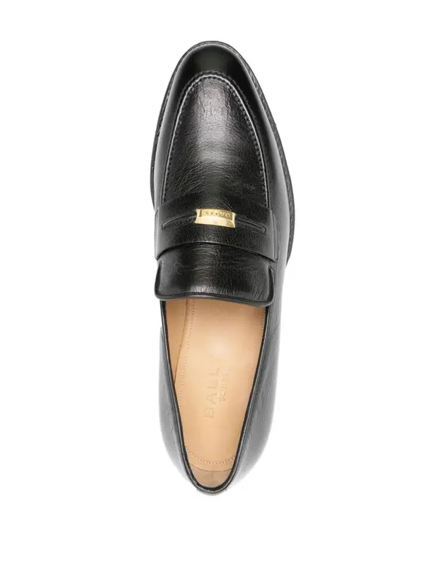 Bally Plume Leather Loafers