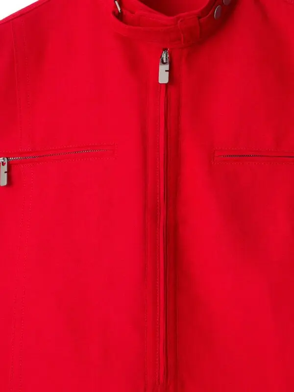 Burberry Half-zip Tank Top - Red