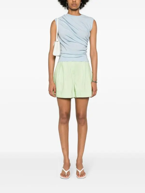 Andamane Rina Pleated Tailored Shorts