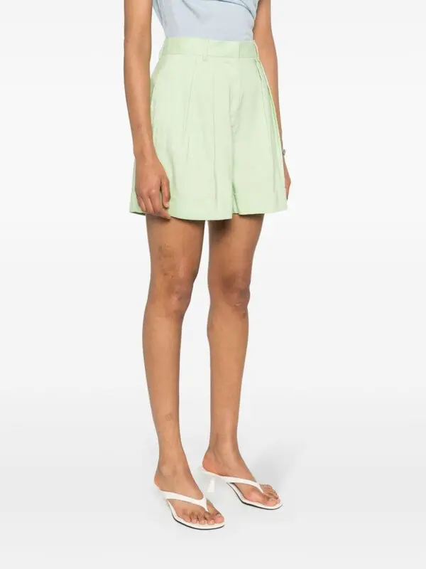 Andamane Rina Pleated Tailored Shorts