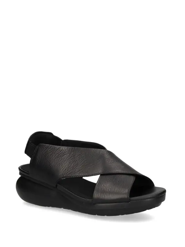 Camper Balloon Leather Sandals - Black