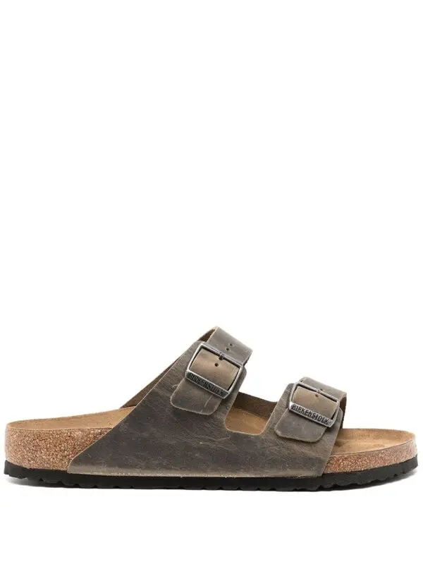 BIRKENSTOCK Arizona Leather Sandals - Brown