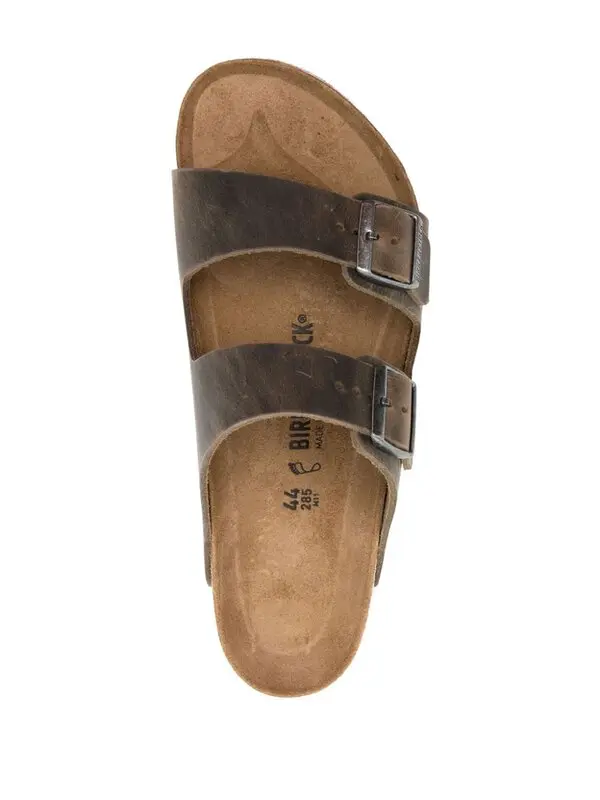 BIRKENSTOCK Arizona Leather Sandals - Brown