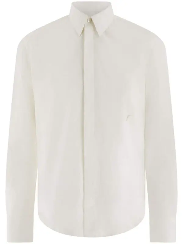 FERRAGAMO Monogramed Cotton Shirt