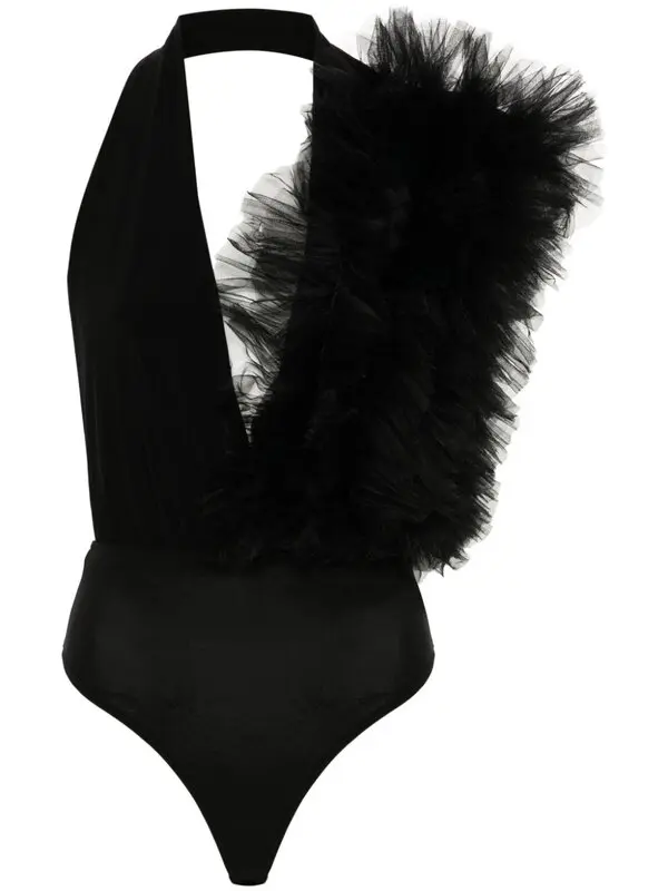 Alchemy Fashions X Lia Aram Tulle-ruffle Bodysuit
