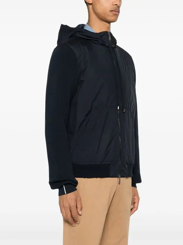 Peserico Panelled Hooded Jacket