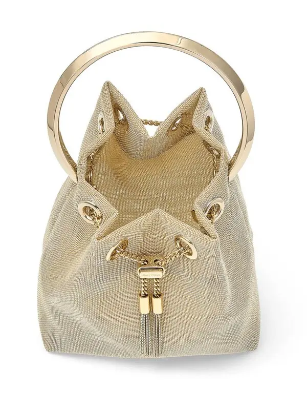 JIMMY CHOO Bon Bon Bucket Bag - Gold