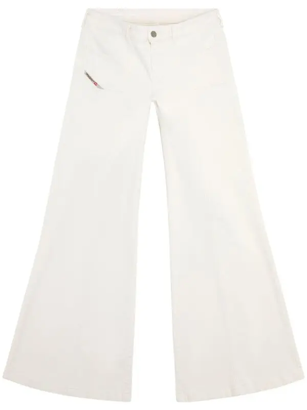 DIESEL® D-akii Flared Jeans - White