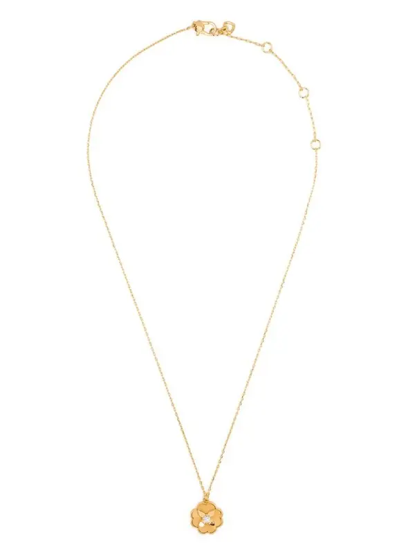 Kate Spade New York Heritage Bloom Pendant Necklace - Gold