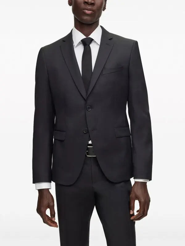 BOSS Virgin-wool Single-breasted Blazer