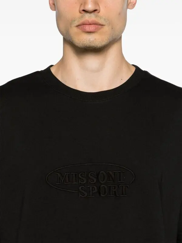 Missoni Logo-embroidered Cotton T-shirt