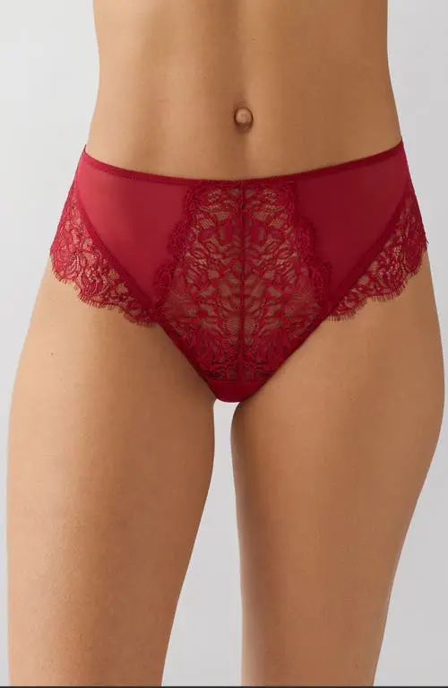 Wacoal It's On High Waist Thong - Biking Red