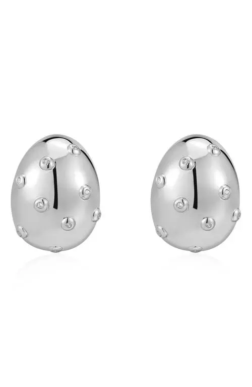 LUV AJ Mini Molten Drop Earrings