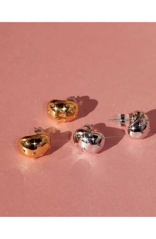 LUV AJ Mini Molten Drop Earrings