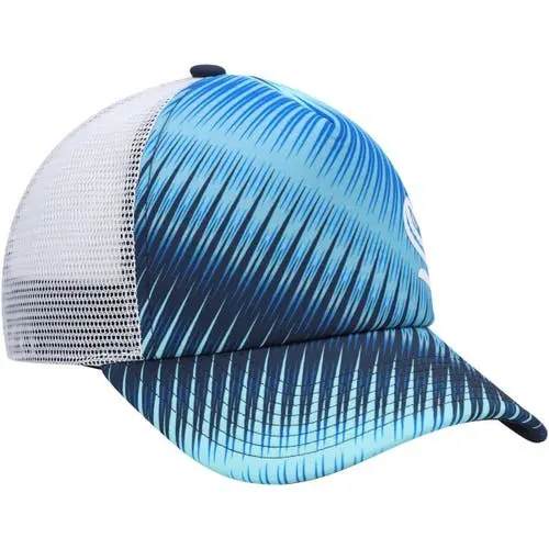Adidas White Seattle Kraken Graphic Foam Trucker Snapback Hat