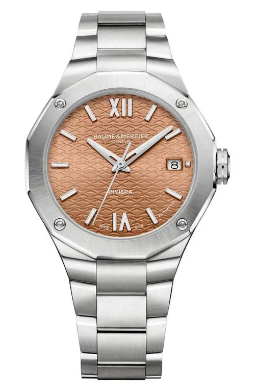 Baume & Mercier Riviera Bracelet Watch - Lacquered Terracotta