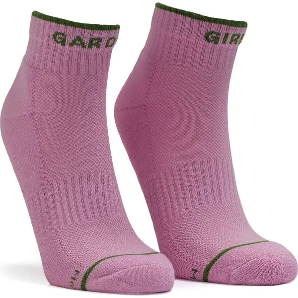 MOTHER Touché Baby Steps Ankle Socks - Pink Garden Girl