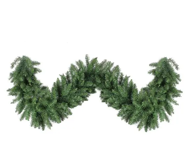 NORTHLIGHT 50' X 16 Buffalo Fir Commercial Length Garland - One-color