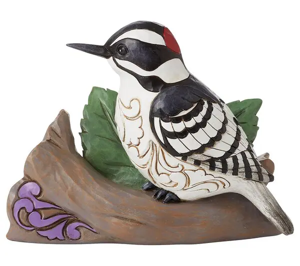 JIM SHORE Downy Woodpecker Figurine - One-color