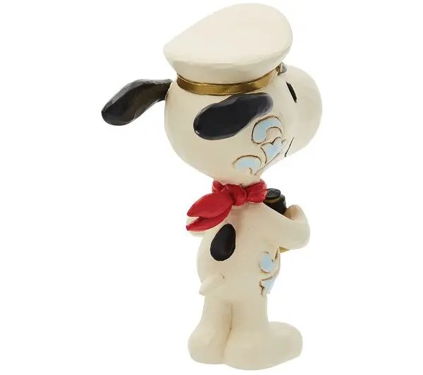 JIM SHORE Peanuts Snoopy Sailor Captain Minifigurine