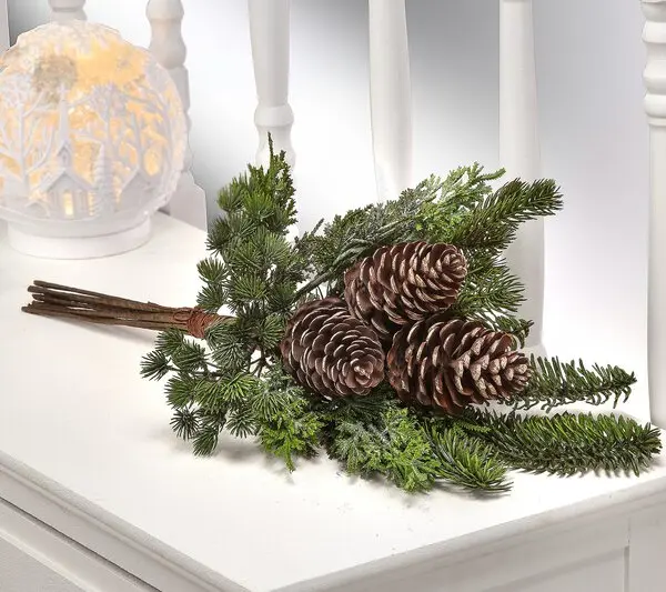 VALERIE PARR HILL 20 Pine/spruce With Pinecones Bundle Valerie