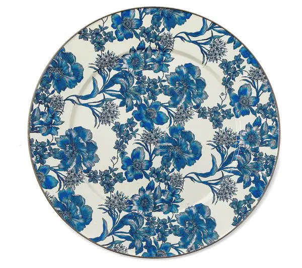 MACKENZIE-CHILDS Royal English Garden Enamel Se Rving Platter - One-color