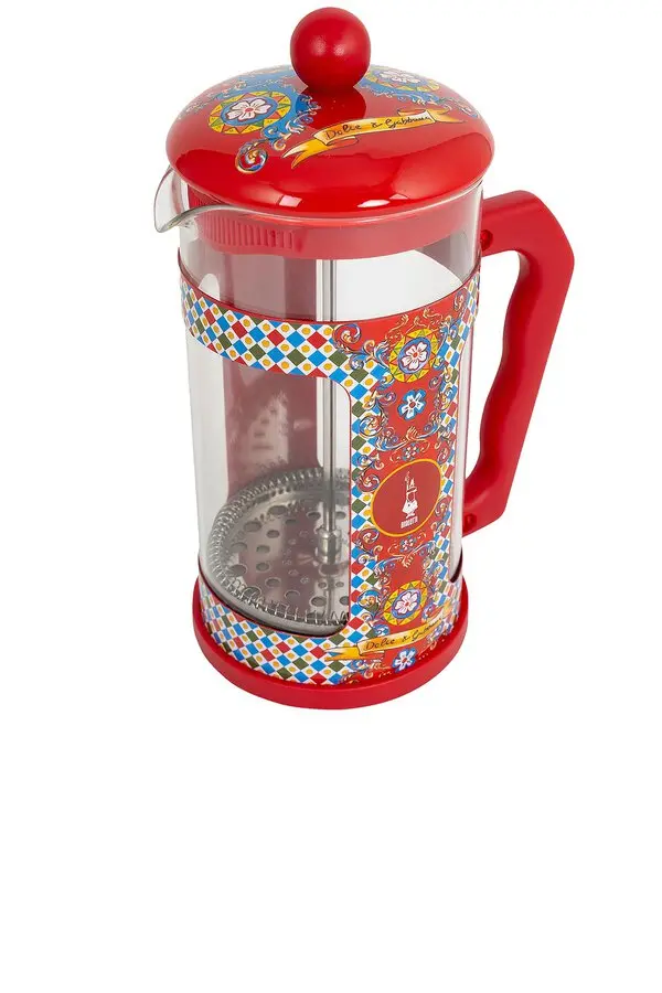 DOLCE & GABBANA CASA X Bialetti French Coffee Press In Red - Medium Red