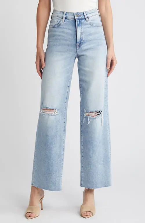 HIDDEN JEANS Ripped High-waist Dad Jeans