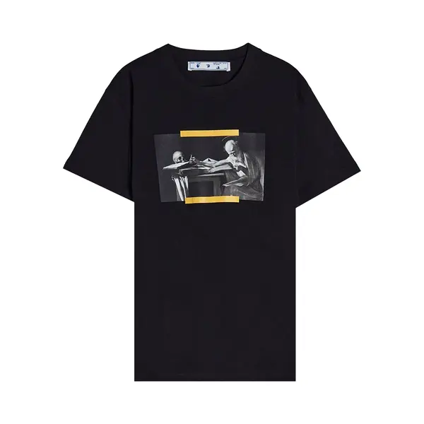 Off-White Caravaggio Painting Short-sleeve Slim Tee /multicolor
