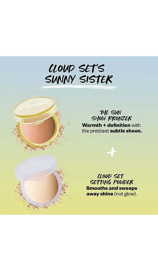 KOSAS The Sun Show Glowy Warmth Talc-free Baked Bronzer