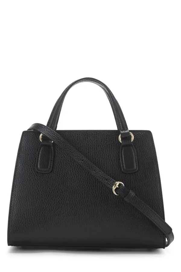 Gucci Soho Grained Leather Handbag - Black