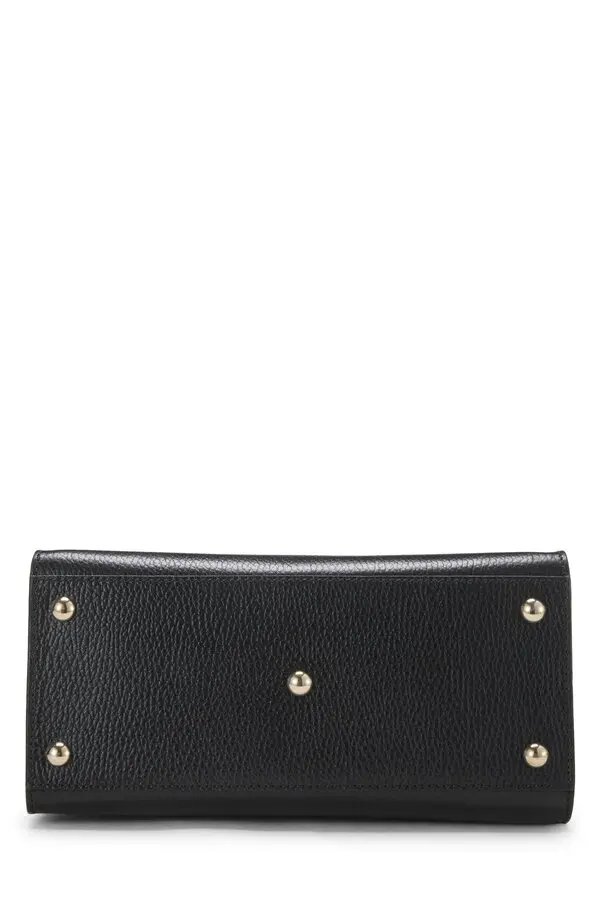 Gucci Soho Grained Leather Handbag - Black